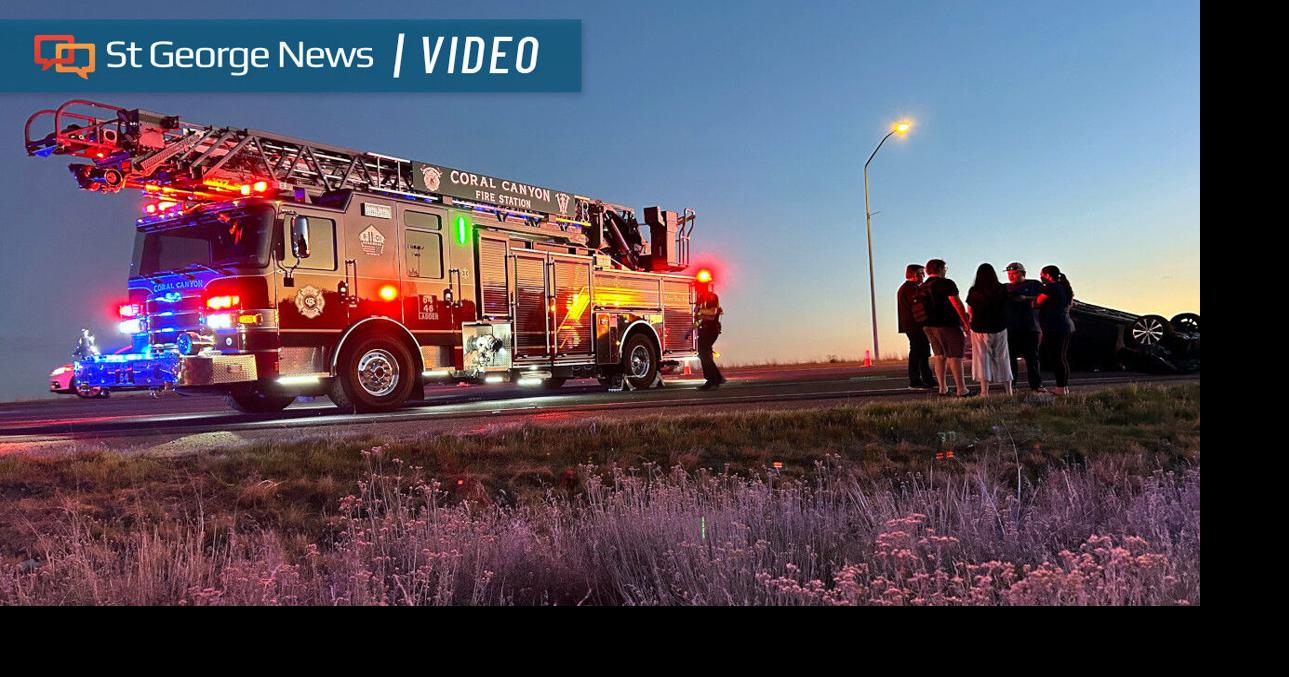 Collision ends with car flipped upside down in Hurricane | Local News ...