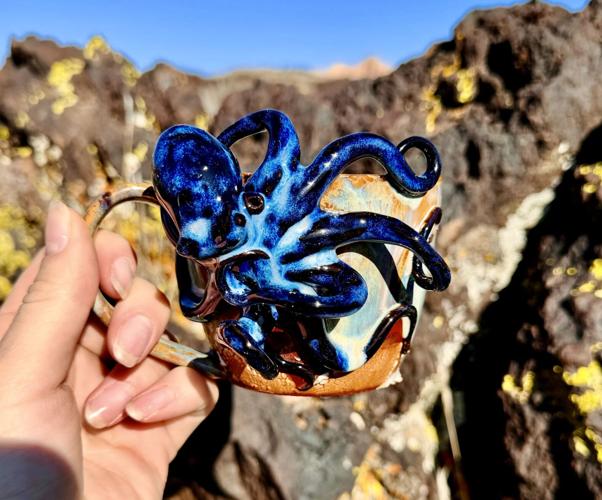 Handle with flair: This St. George potter’s work includes octopus ...