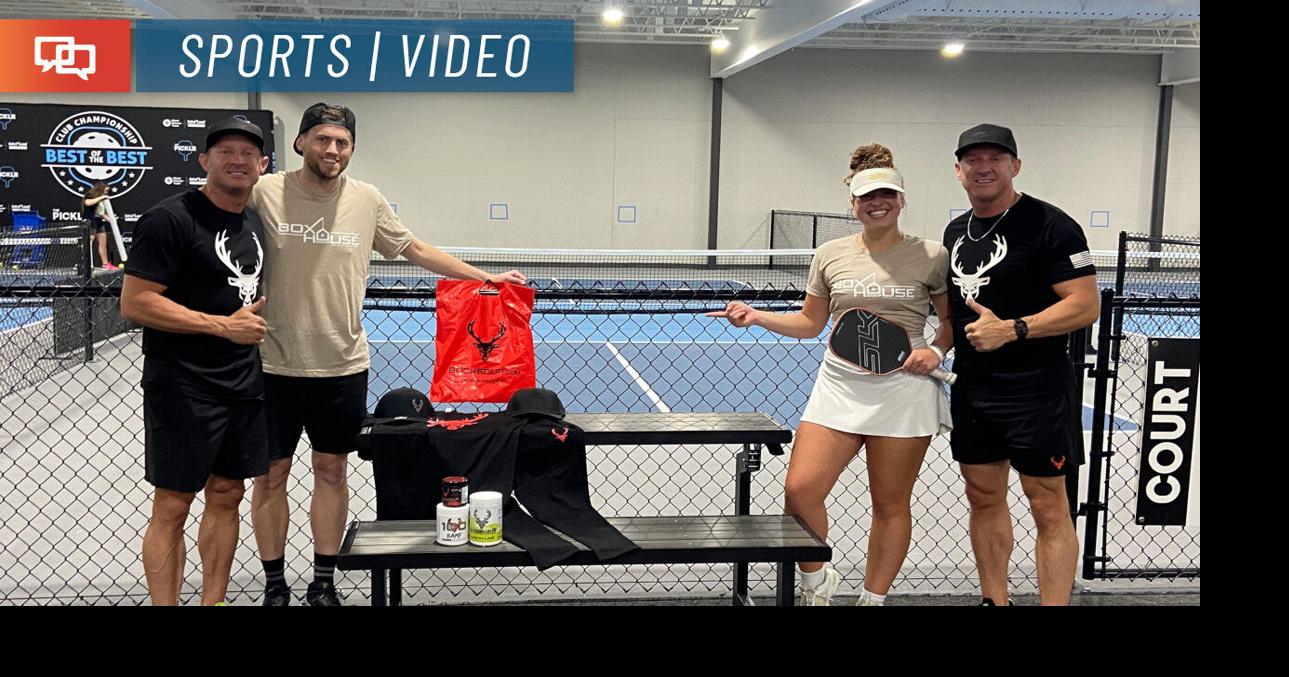 Local business owners team up against pickleball ringers with bragging ...