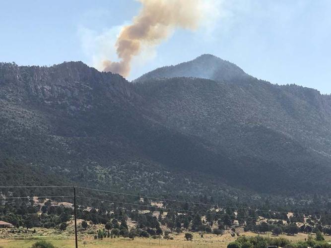 Fire in hard-to-reach area on Pine Valley Mountain at 0% containment, 1 ...