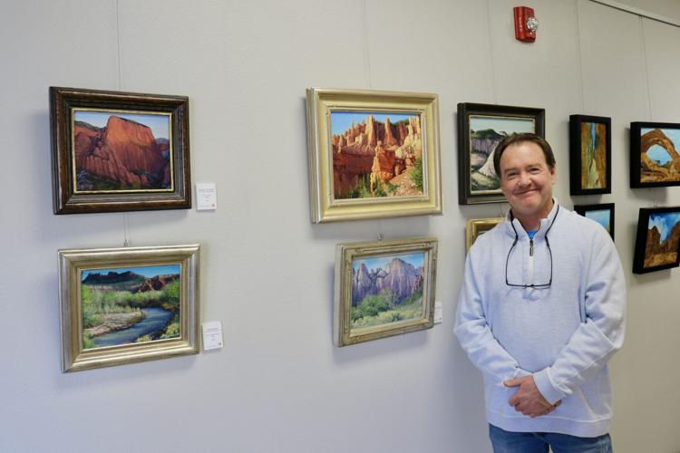 Crafting souvenirs, framing dreams: Cedar City artisan a painter ...
