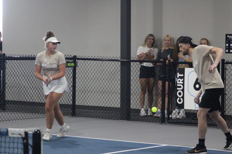 Local business owners team up against pickleball ringers with bragging ...