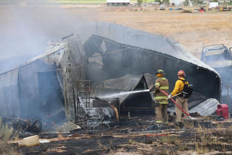 Fire near Parowan destroys barn, burns 2 acres of sagebrush | Flood And ...