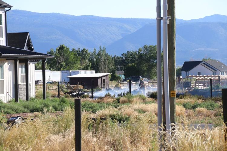 Cedar City wildfire that started in backyard shed burns 7.5 acres ...