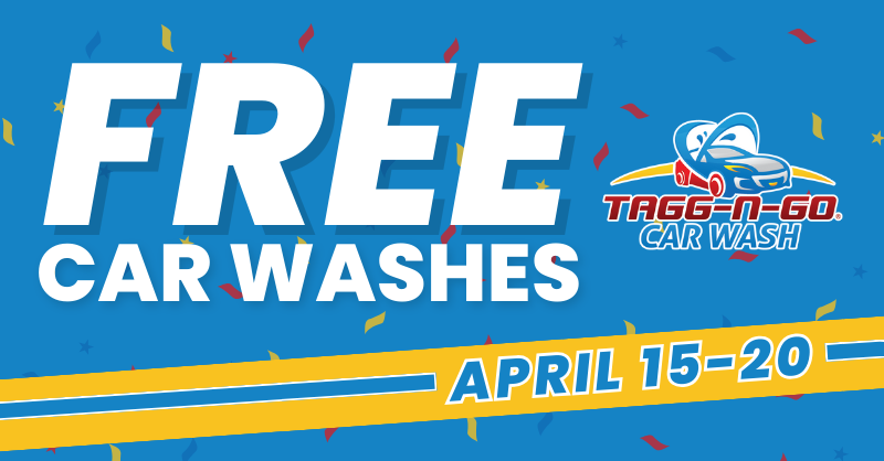 Enjoy a free car wash at Tagg-N-Go Car Wash’s week-long wash ...