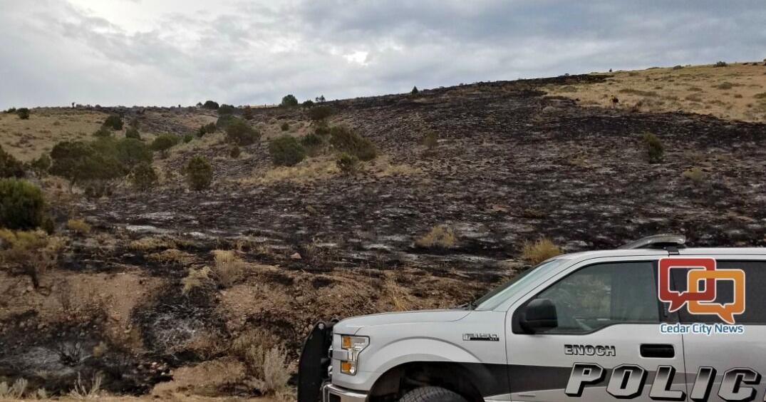 Sparks start Enoch fire, flames threaten two structures | Local News ...