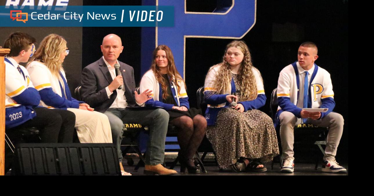 ‘Let’s work to be builders,’ Gov. Cox encourages Parowan High School ...