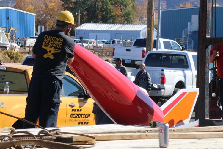 RCS celebrates legacy of propulsion with installation of 30-foot model ...