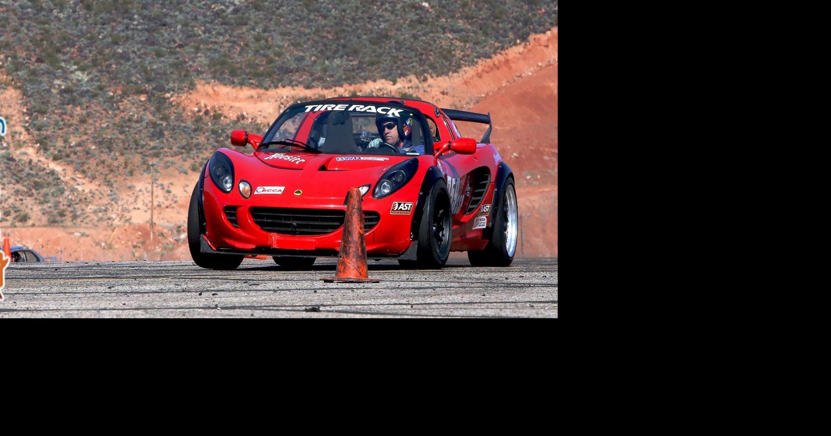Autocross Round 3 sees Lotus Elise flying across runway-turned-raceway ...
