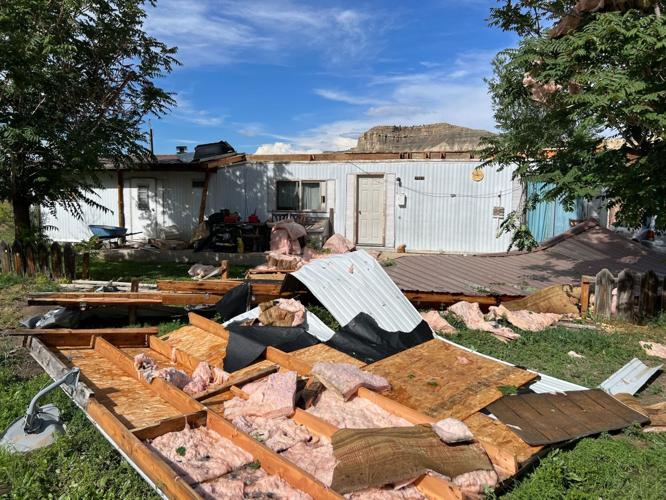 UPDATED: Southern Utah home loses roof to high winds, initially ...