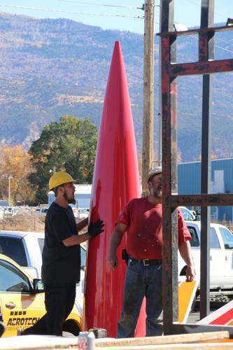 RCS celebrates legacy of propulsion with installation of 30-foot model ...