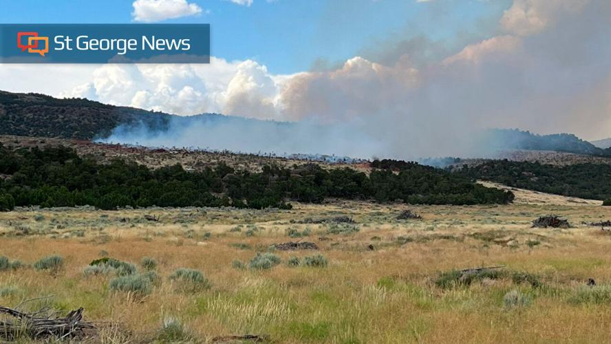 Crews currently battling blaze west of Cedar City, fire near Springdale ...