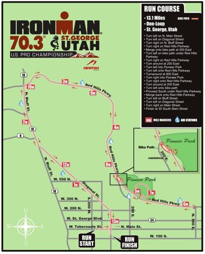 Ironman 70.3 St. George road closures, detours, course maps | Events ...