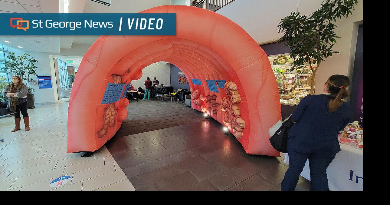 Inflatable colon display traveling through Southern Utah sheds light on ...