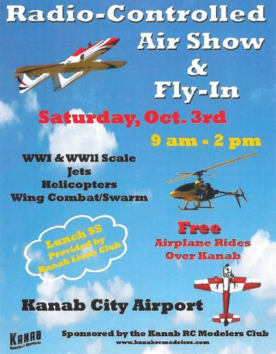 Fly over Kanab, use flight simulator at radio-controlled air show, fly ...