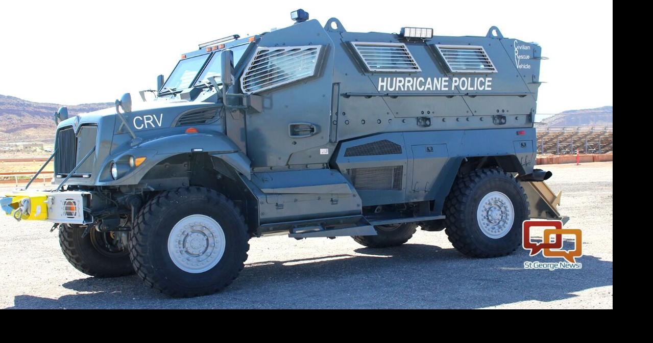 Hurricane Police Department unveils civilian rescue vehicle, a project ...