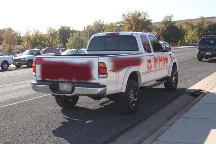 Vulgar spray paint vandalism at St. George home is connected to ...
