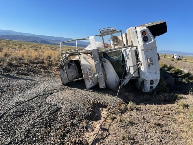 Cement mixer rolls over on SR-130 near Enoch and Parowan, driver ...