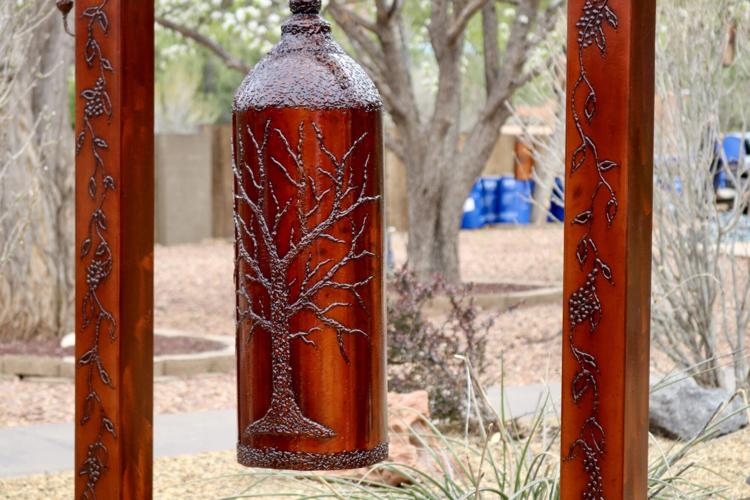 Good chimes: This artist crafts sculptures featuring ringable bells and ...
