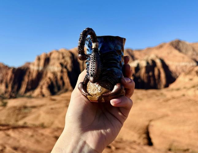 Handle with flair: This St. George potter’s work includes octopus ...