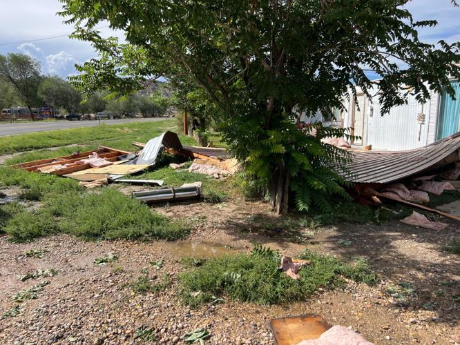 UPDATED: Southern Utah home loses roof to high winds, initially ...