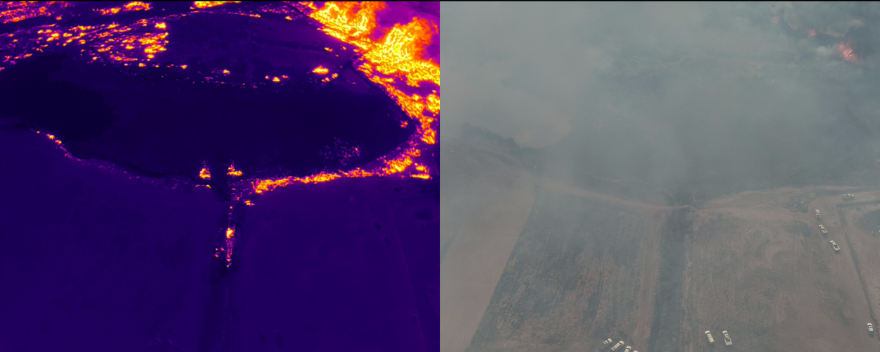 Drone technology pinpoints dangerous spots, helps firefighters douse ...