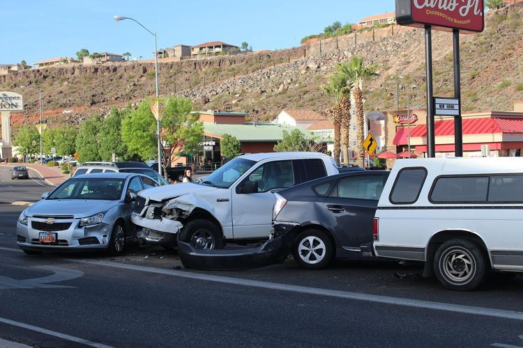 8-car collision at St. George intersection causes multiple injuries ...