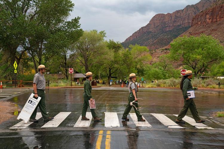 Rangers at Zion National Park help visitors connect with the park ...
