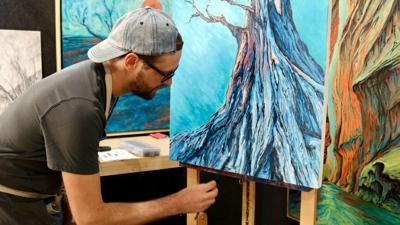 After 10-year break from art, this man turned painting Southern Utah’s ...