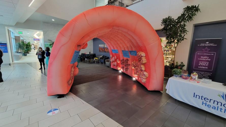 Inflatable colon display traveling through Southern Utah sheds light on ...