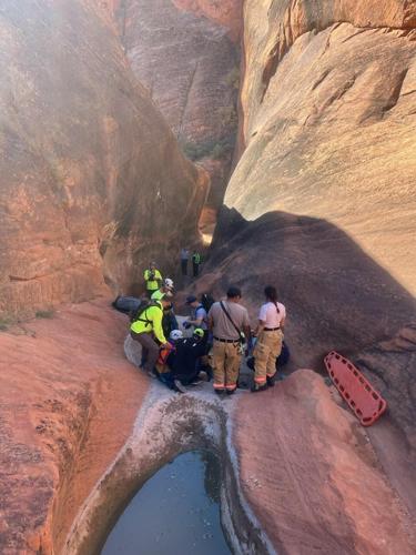 Injured hiker in Red Cliffs Recreation Area sends text for help ...