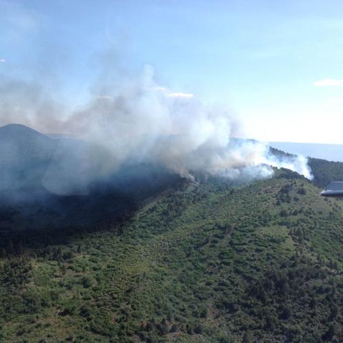 Mt. Emma Fire burning in Grand Canyon-Parashant National Monument ...