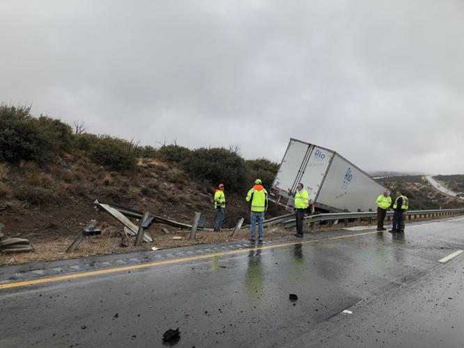 Multiple semis roll on I-15 in Southern Utah; 1 spills 20,000 pounds of ...