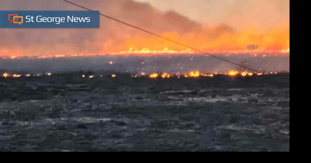 UPDATED: SR-17 open after evening fire on mesa above Toquerville | News ...