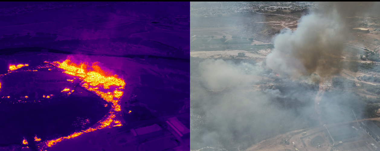 Drone technology pinpoints dangerous spots, helps firefighters douse ...