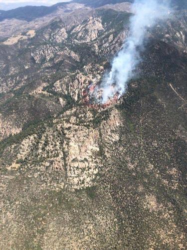 Fire in hard-to-reach area on Pine Valley Mountain at 0% containment, 1 ...
