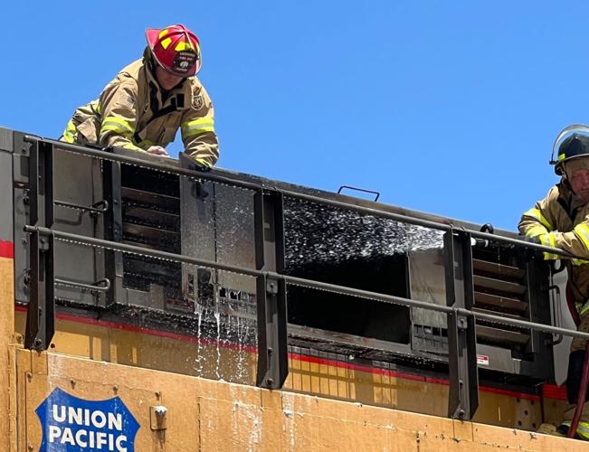 Firefighters extinguish locomotive fire near Beryl Junction | Local ...