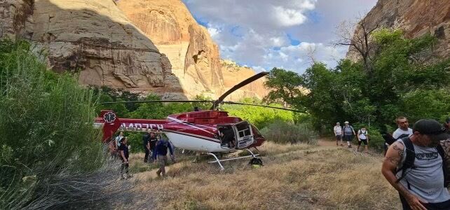 11-year-old girl rescued after being struck by falling rock near ...
