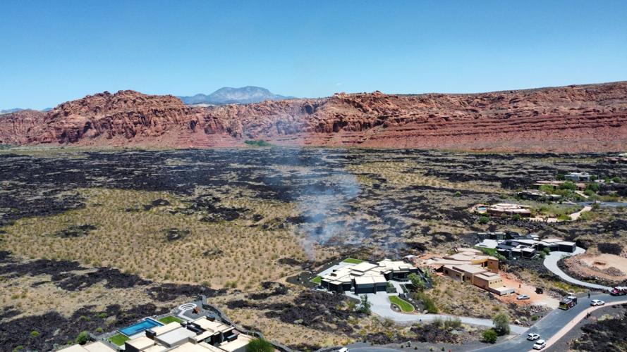 Brush fire burns 4 acres in Ivins near Black Desert Resort | Local News ...