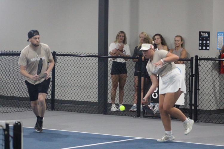 Local business owners team up against pickleball ringers with bragging ...