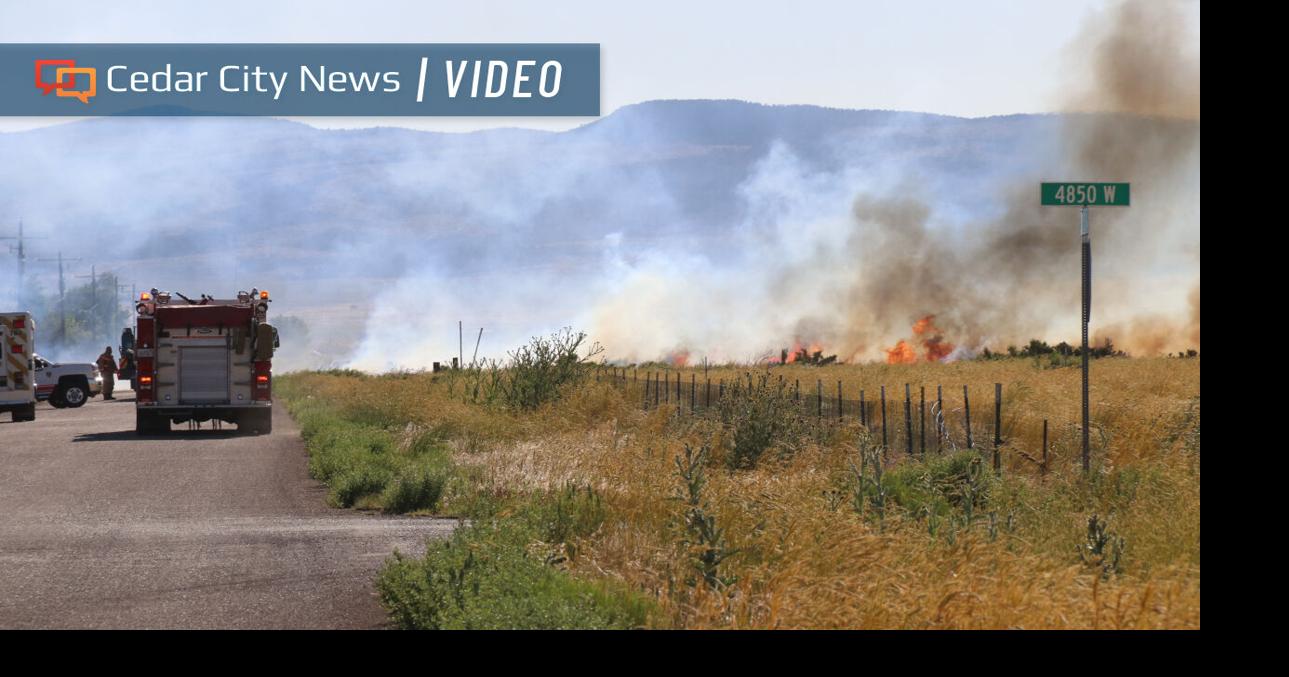 Cedar City wildfire that started in backyard shed burns 7.5 acres ...