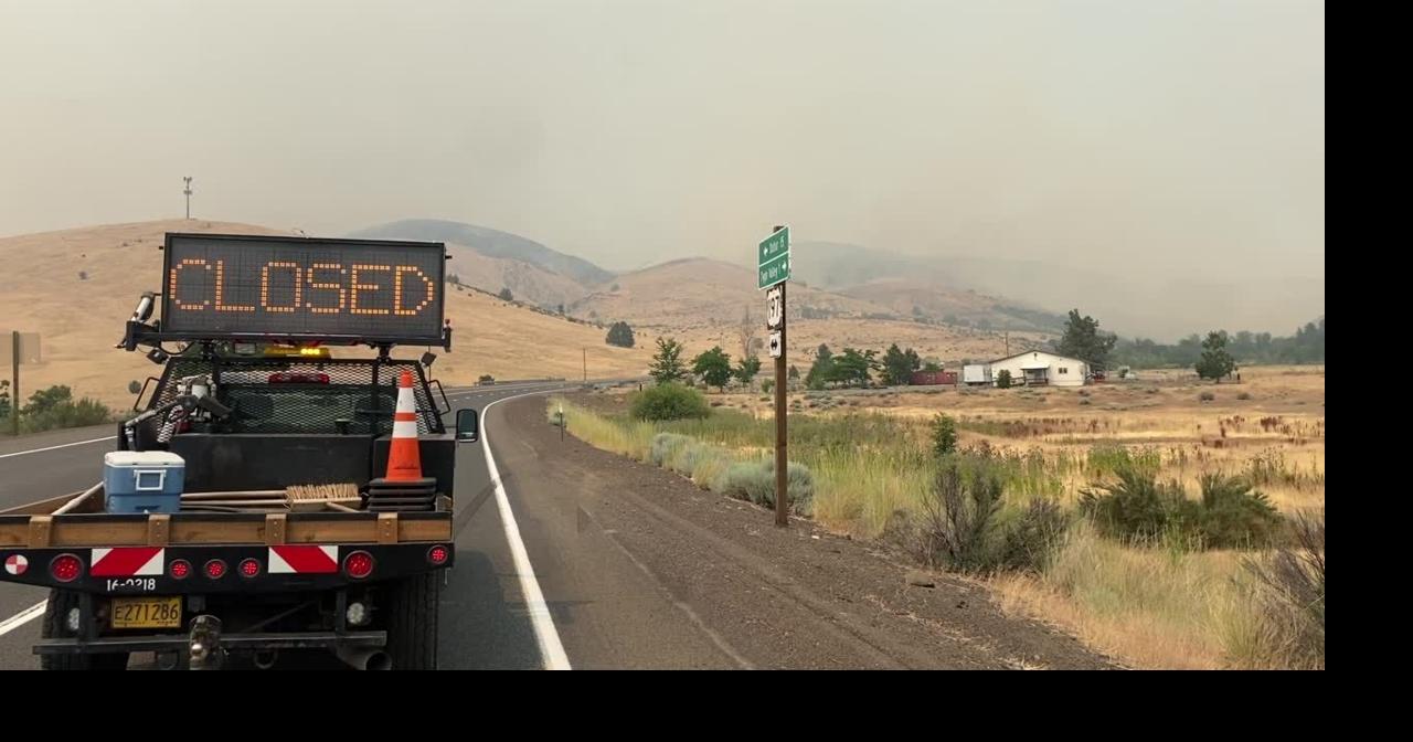 Highway 197 closed near Larch Creek Fire in Wasco County ...