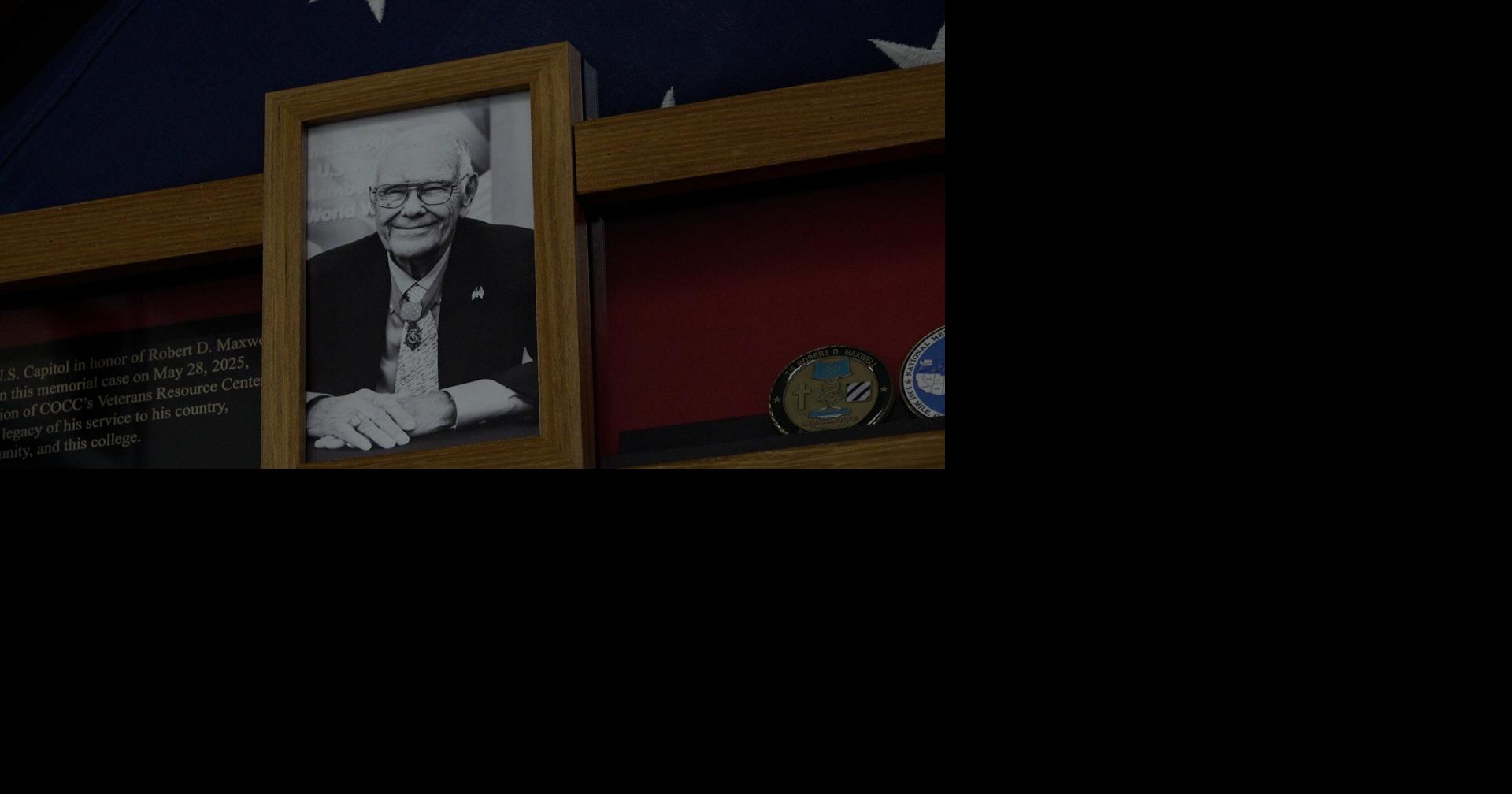 COCC names veterans center for Robert Maxwell | Local News ...