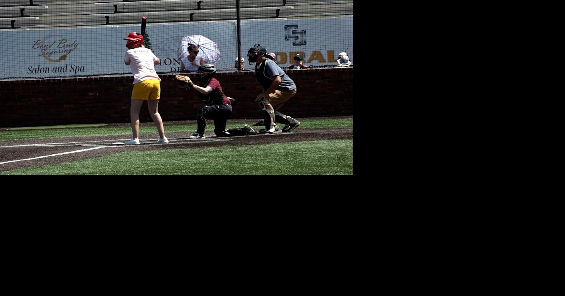 Brandi Carlile plays ball at Vince Genna Stadium in Bend | Local News ...