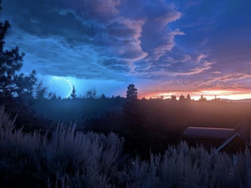 Glorious and wild Central Oregon sunset and thunderstorm: Your photos ...