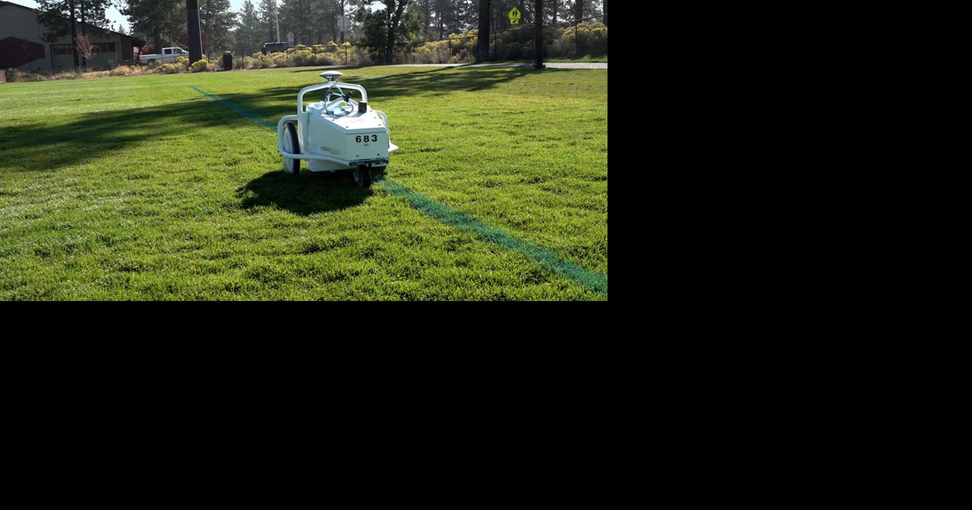 New GPS-steered robot is painting Bend’s sports fields more efficiently ...