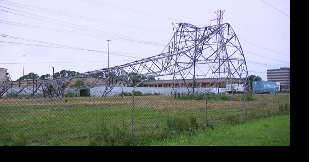 power line tower collapse