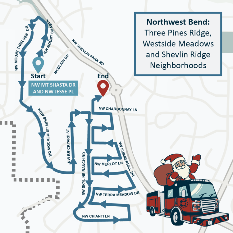 Bend Fire's Santa Express to collect food, toy, clothing donations ...