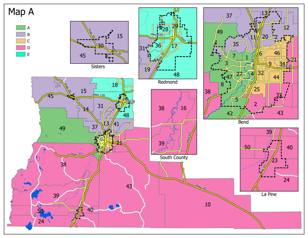 Voter data driving new Deschutes County district maps | Local News ...