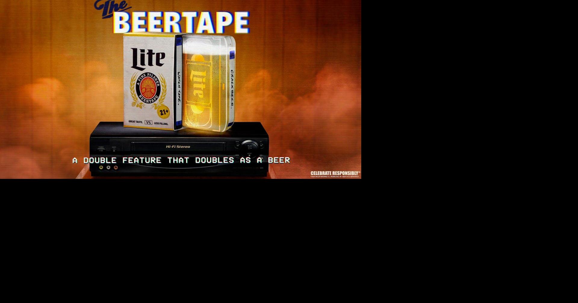 Blockbuster releases drinkable Miller Lite beer tapes | Local News ...